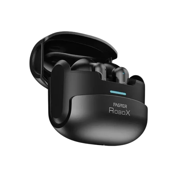 Faster Robo X Earbuds – ANC + ENC, Quad Mic & Bluetooth 5.3